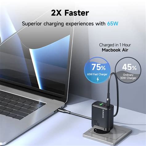 Buy ROMOSS 65W Fast Charge USB Type C Charger QC 3.0 PD 3.0 Quick ...