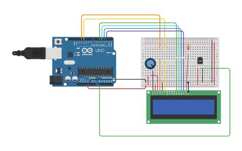 Circuit Design Lcd Circuit Arduino Tinkercad