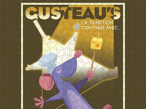 Disney Pixar Ratatouille Remy And Gusteau Jigsaw Puzzle By Rogani Lilly