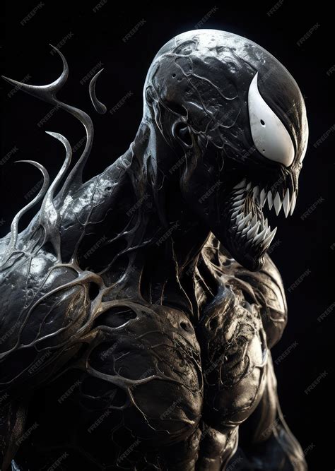 Evil Venom From Marvel Universe Premium Ai Generated Image