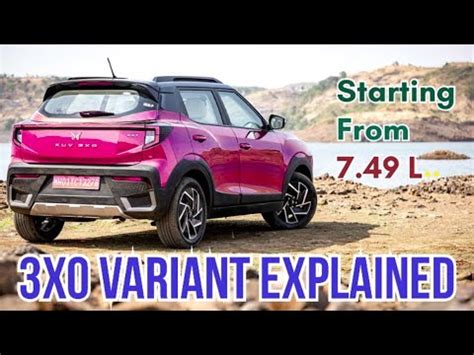 Mahindra Xuv X Variants Explained Best Variant Xuv Xo Value For Money Variant YouTube