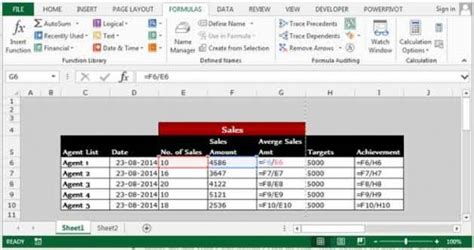 Displaying Formula Syntax In Excel 2007