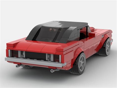 Lego Moc 1971 Plymouth Barracuda 440 By Kinetickit Rebrickable