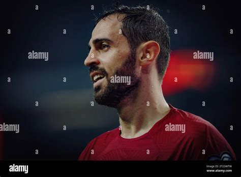 Bernardo Silva During Uefa Euro 2024 Qualifying Game Between National