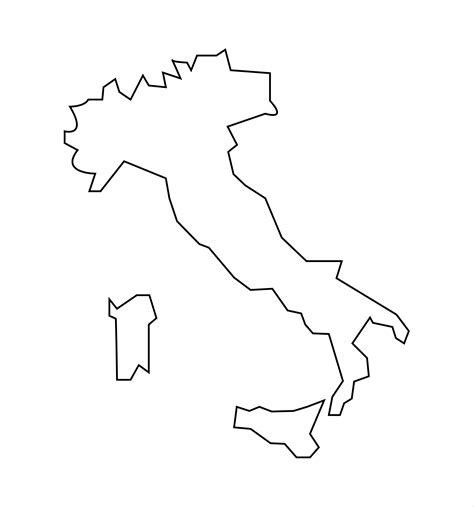 Italy And Islands Map 639867 Vector Art At Vecteezy