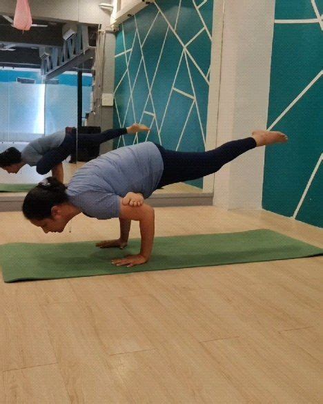 Eka Pada Gala Asana Variation Just Try To Do It Step By Step And