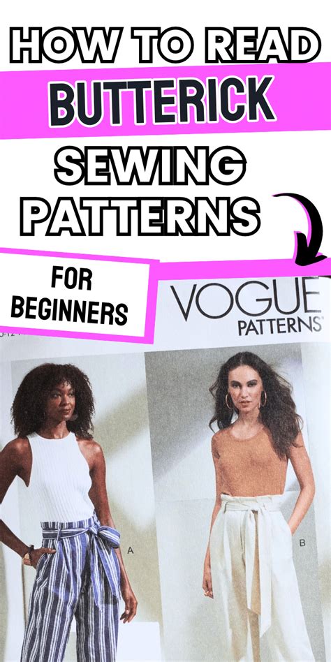 How To Read A Vogue Sewing Pattern Fabricated Closet