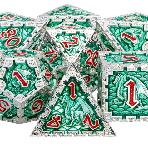 Metal Dnd Dice Set Dungeon And Dragon Rpg Roll Pla Vicedeal