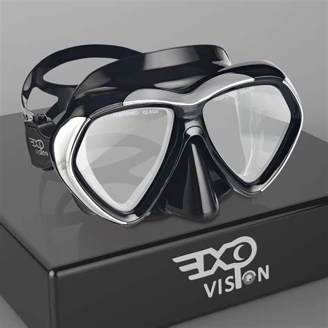 EXP VISION-маска для подводного плавания для взрослых, противотуманная ...