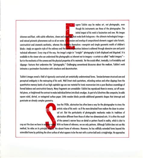 Catalog Witkin Gallery — Eugene Tulchin