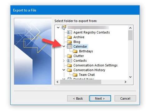 How To Export Outlook Calendar In Csv File On Windows 1110
