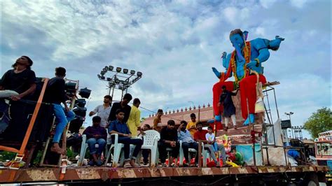 Ganesh Shobha Yatra At Tank Bund Ganesh Nimajjanam 2022 Youtube