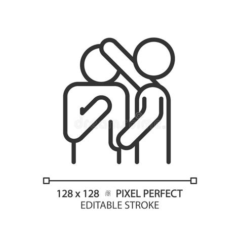 Empathy Icon Monochrome Simple Sign From Core Values Collection Stock Vector Illustration Of