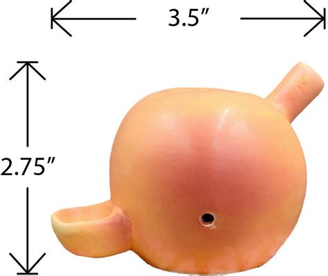 Mini Peach Pipe — Bong Outlet Canada