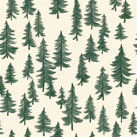 Download Pattern Of Evergreen Trees Patterns Online Creative Fabrica