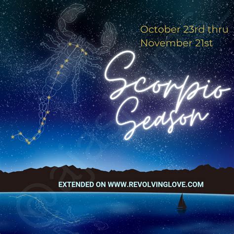 Welcome To Scorpio Season ♏️ 2022 Revolving Love By Aja Simms