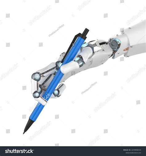 3d 렌더링 로봇 쓰기 보조기나 에세이 스톡 일러스트 2270958315 Shutterstock