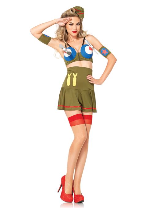 Disfraz Piloto De Guerra Sexy Mujer Disfraces Adultosy Disfraces
