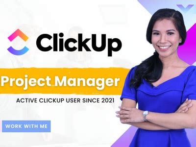 Help In Setting Up Or Managing Your Workflow On Clickup Upwork