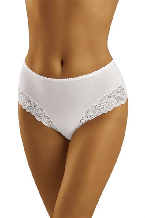 Wol Bar Eco Gi białe figi damskie Slips Slips Strings Panties
