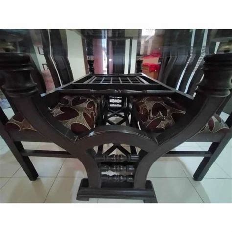 Rectangular Glass Top Dining Table 6 Seater At Rs 24000set In Chennai