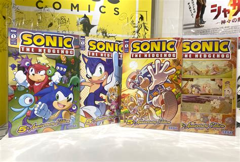 ヴァースコミックス On Twitter Idw社ソニック・ザ・ヘッジホッグ1発売から5周年を記念して再録＆新規エピソード追加の