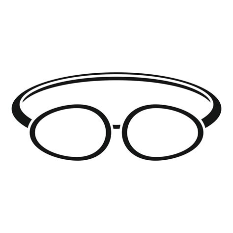 Solarium Protection Glasses Icon Simple Vector Spa Sun 20266100 Vector