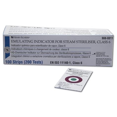 Hs 9880811 Henry Schein Class 6 Indicator Tests 200 Tests Henry