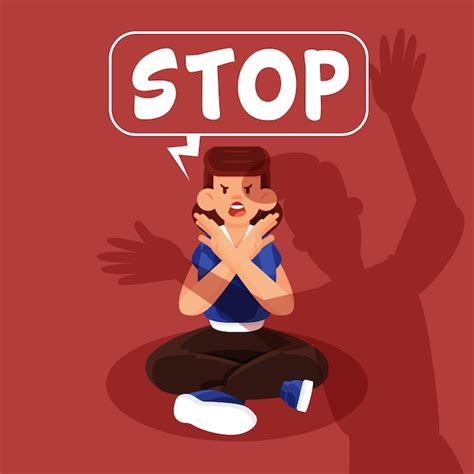 Free Vector Stop Gender Violence Concept