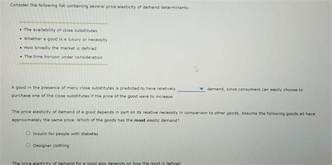 Solved Consider The Following List Containing Several Price Chegg