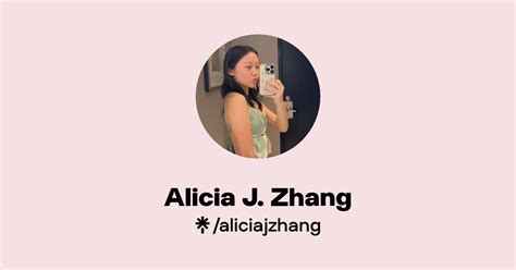 Alicia J Zhang Instagram Tiktok Linktree