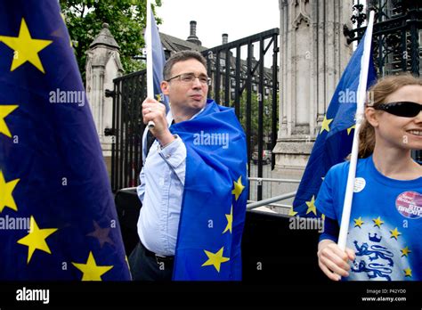 London Uk 20 June 2018 Protesters Outside Parliament Westminster