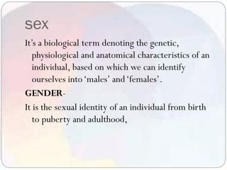 Determination Of Sex Ppt
