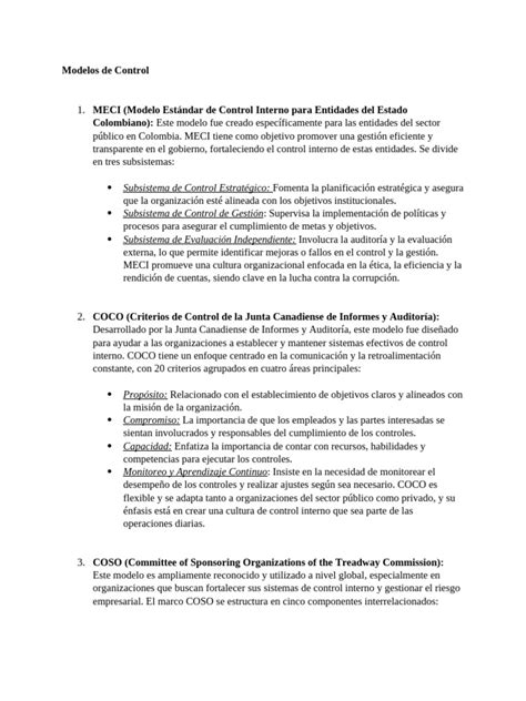 Taller 6 Fundamentos De Control Pdf Cobit Evaluación
