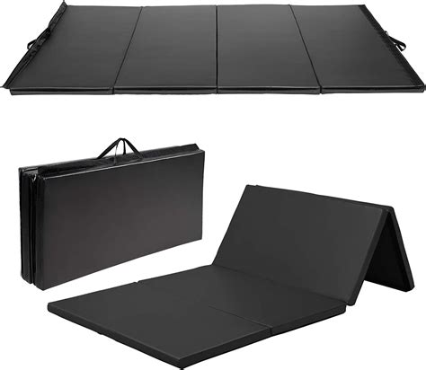 Gymax Gymnastics Mat 8 Ft X 4 Ft X 2 Inches Exercise Mat Wwaterproof