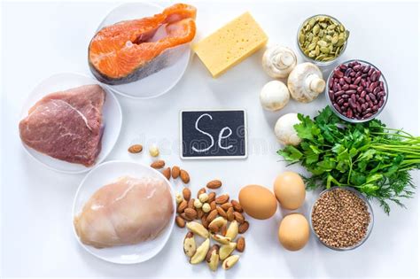 Foods Contain Selenium Food Selective Focus Stock Image Image Of Ingredient Protein 374281847
