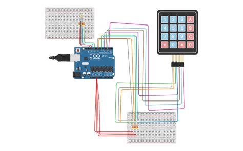 Circuit Design Keypad Tinkercad