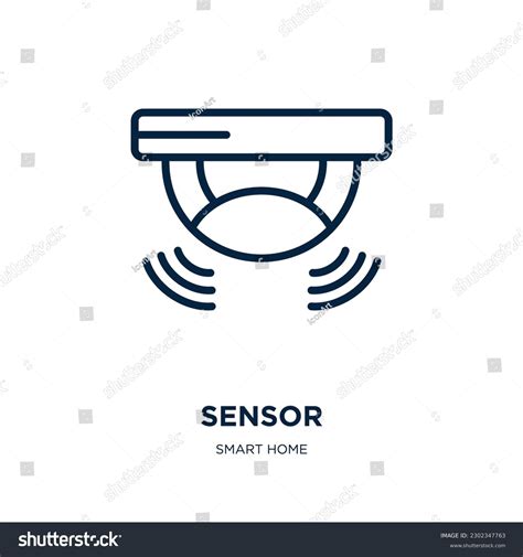 Sensor Icon Smart Home Collection Thin Stock Vector Royalty Free 2302347763 Shutterstock