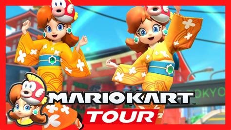 Mario Kart Tour Daisy Yukata Showcase Youtube