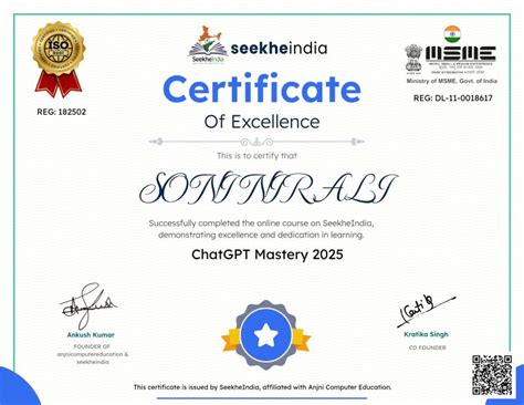 hey i have successfully completed the chat gtp mastery online course
