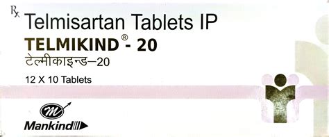 Telmikind 20 Tablets Mopharma