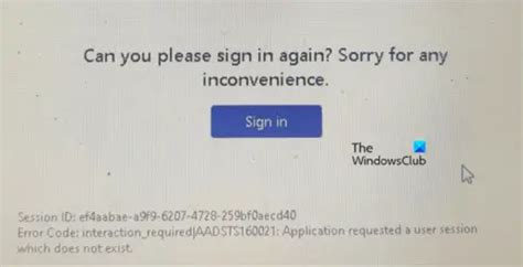 Application Requested A User Session Which Does Not Exist Teams Error