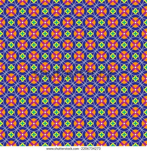 Multicoloured Circular Funky Texture Fashion Wallpaper Stock Vector