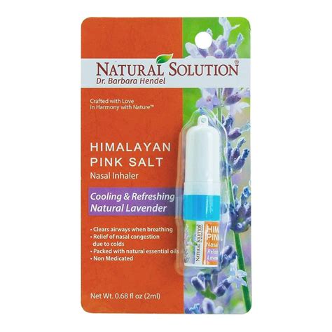 Himalayan Pink Salt Lavender Nasal Inhaler