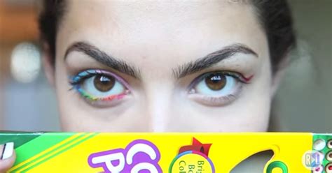 Using Crayola Pencils As Eyeliner Is Still Happening Despite Warnings