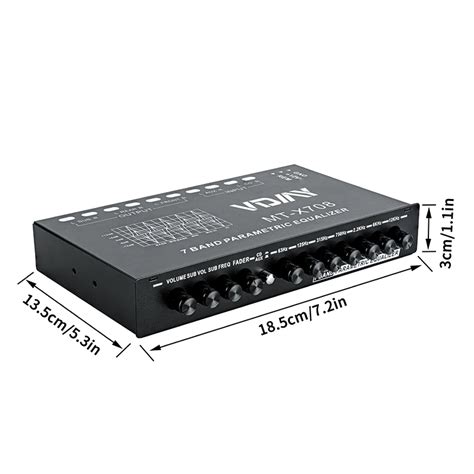 Car Powered Equalizer With Speaker Output Real At A Loss Rushed 12v On