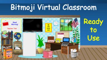 Bitmoji Virtual Classroom Ready To Use Editable Distance Learning