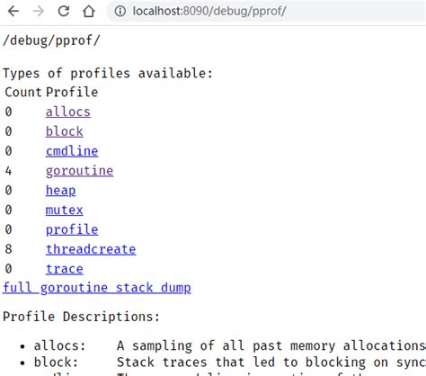 Golang 性能优化分析工具 Pprof（下） Web 服务分析 九卷技术 博客园
