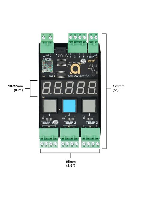 Atlas Scientific Rtd3 Industrial Temperature Transmitter Sensors And Probes Sensors And Probes