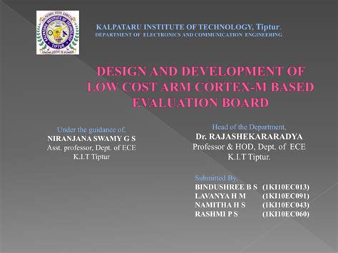 Design And Development Of Low Cost Arm
